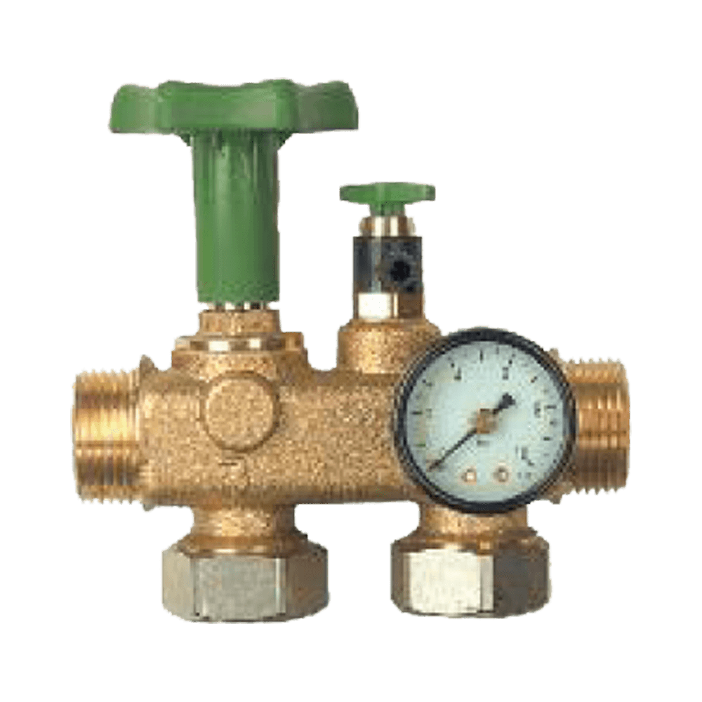 BWT Multiblock Inline Szuper M bekeverőszelepes szerelvényblokk manométerrel - Gépész Holding