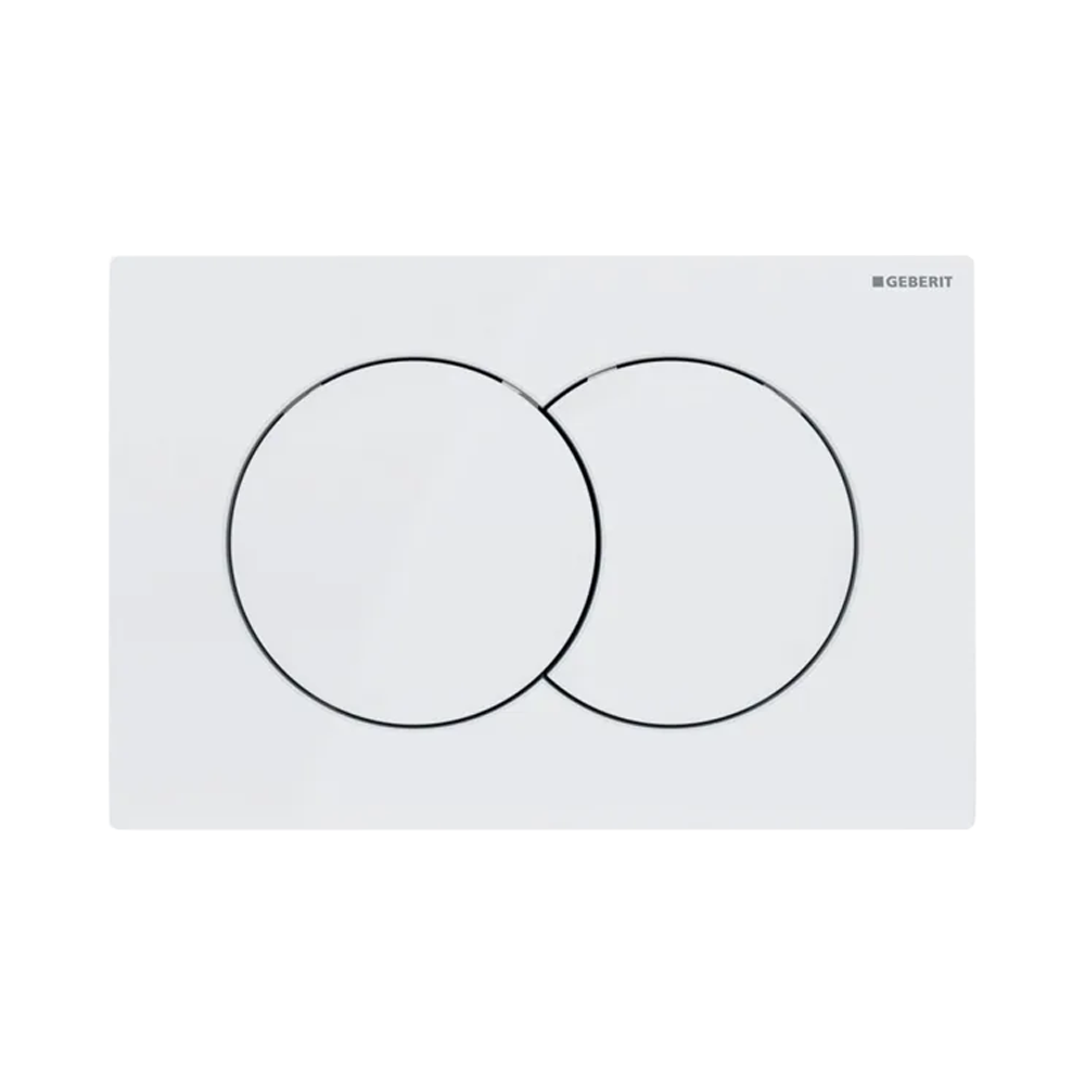 GEBERIT Delta01 nyomólap, Basic WC-tartályhoz, 2 vízmennyiséges, alpin ...