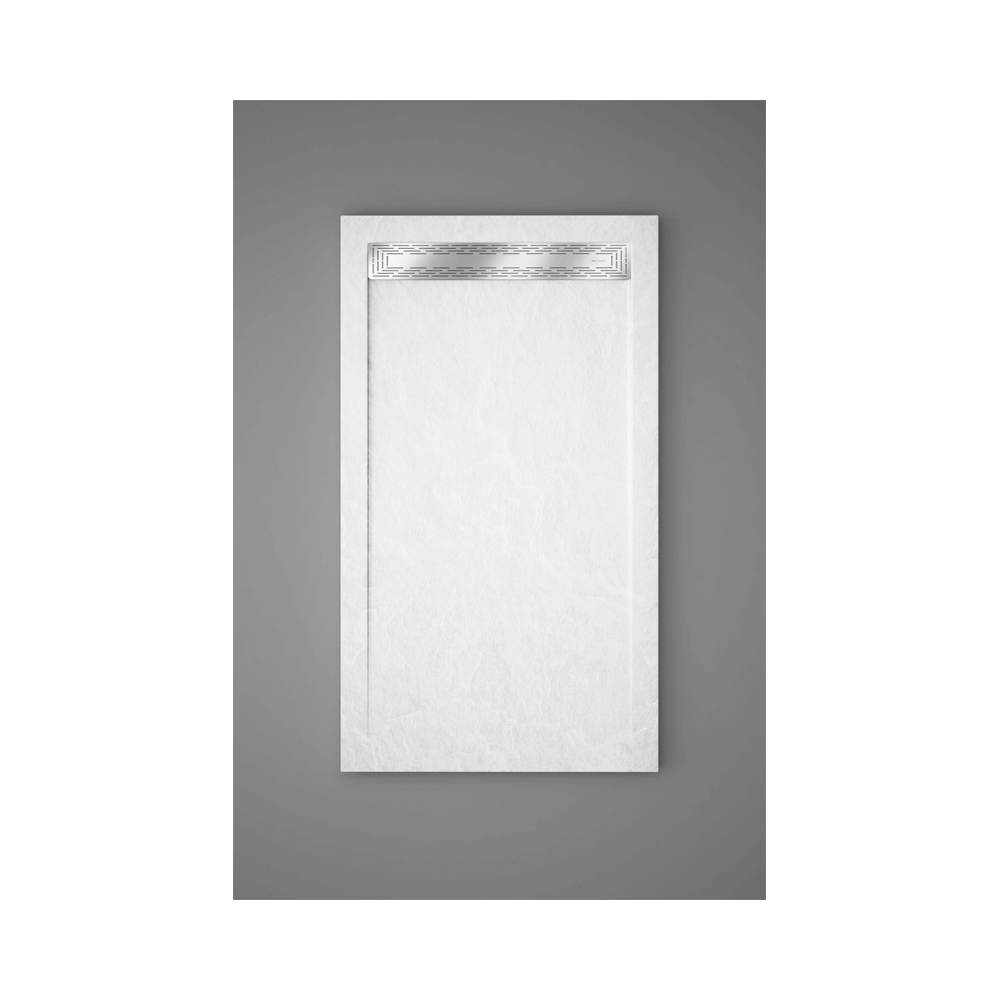 STROHM TEKA Icon Slate zuhanytálca, 120x80cm, fehér - Gépész Holding